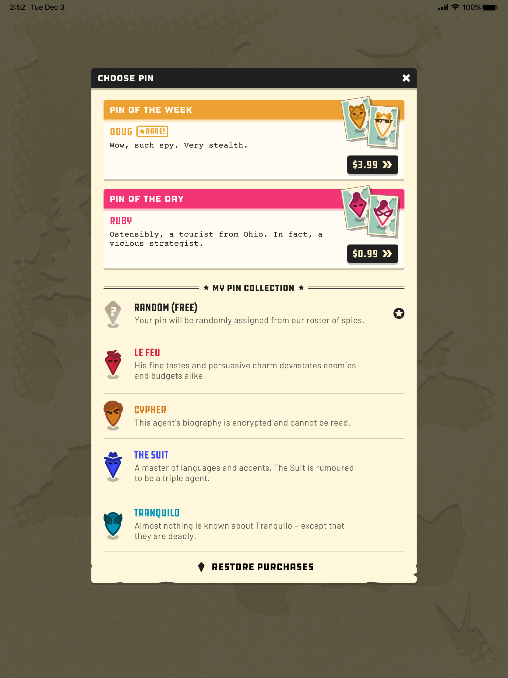 Presskit for Two Spies